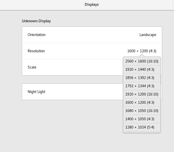 Permanently Set Display Resolution in RHEL 8