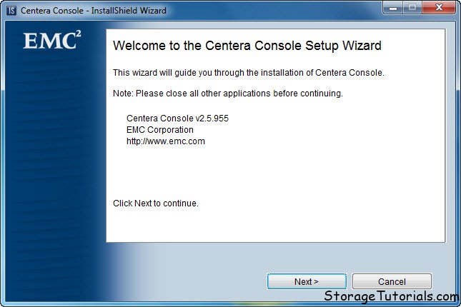 EMC Centera Console Installation
