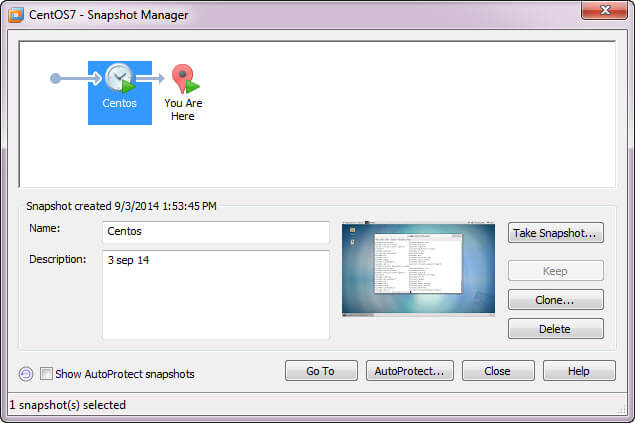 How To Take a Snapshot in VMware Workstation